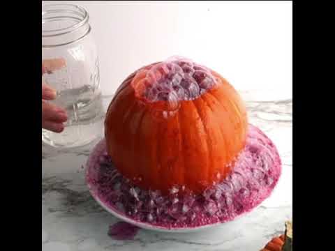 Pumpkin Volcano Science Experiment for Kids - Sunshine Whispers