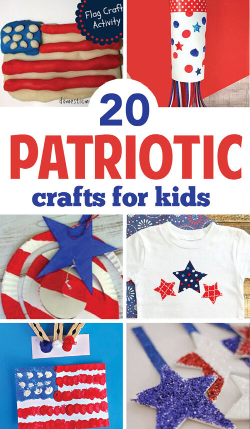 20 Super Cute Patriotic Crafts For Kids - Sunshine Whispers