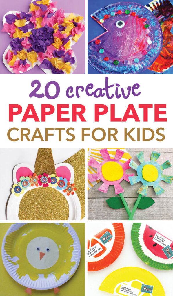 20 Creative Paper Plate Crafts For Kids Sunshine Whispers