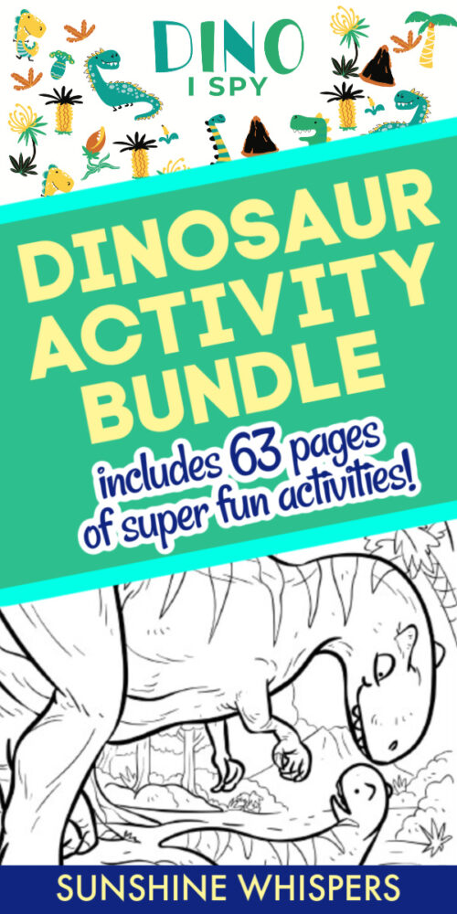 Dinosaur Fossil Playdough Activity - Sunshine Whispers