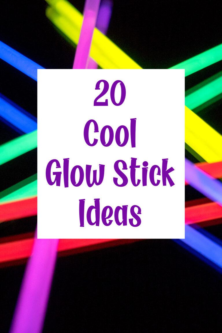 20 Cool Glow Stick Ideas - Sunshine Whispers