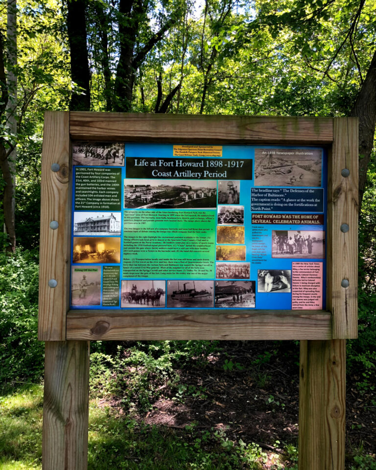 Fort Howard Park in Maryland: Playground, Military Battery Ruins ...